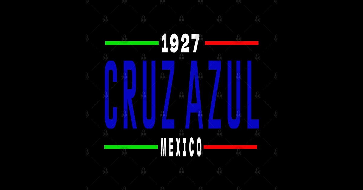 Cruz Azul 1927 Mexico Classic - Cruz Azul - Sticker | TeePublic