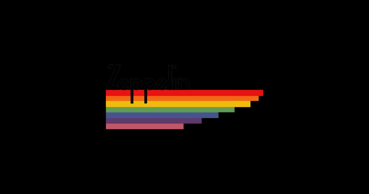 Rainbow Zepp - Led Zeppelin - Sticker | TeePublic