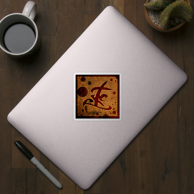 Wood Burned Stamina Rune - Shadowhunters Tv - Sticker | TeePublic