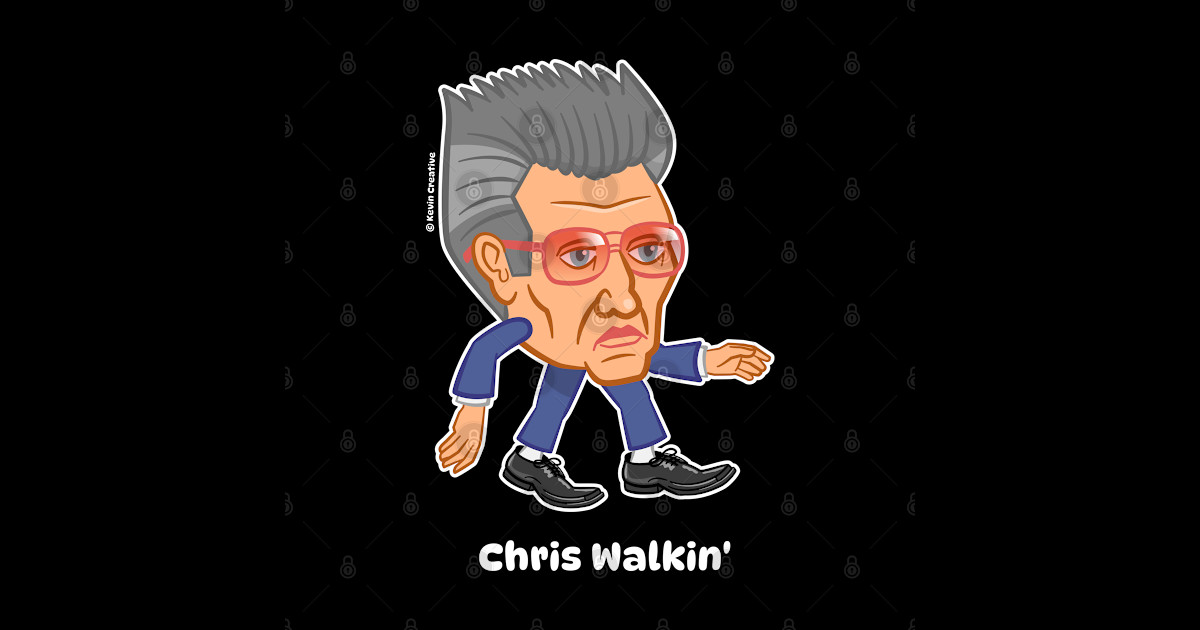 Chris Walkin' 1 frame - Christopher Walken - Sticker | TeePublic