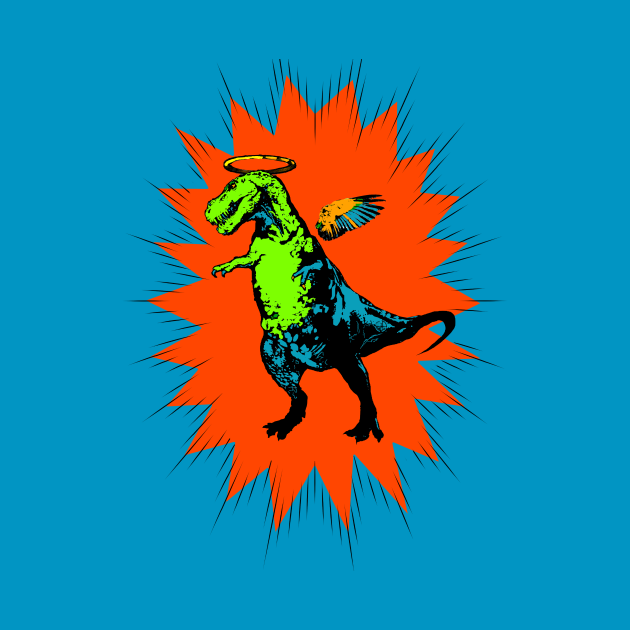 Angel T-Rex Classic - Dinosaur - T-Shirt | TeePublic