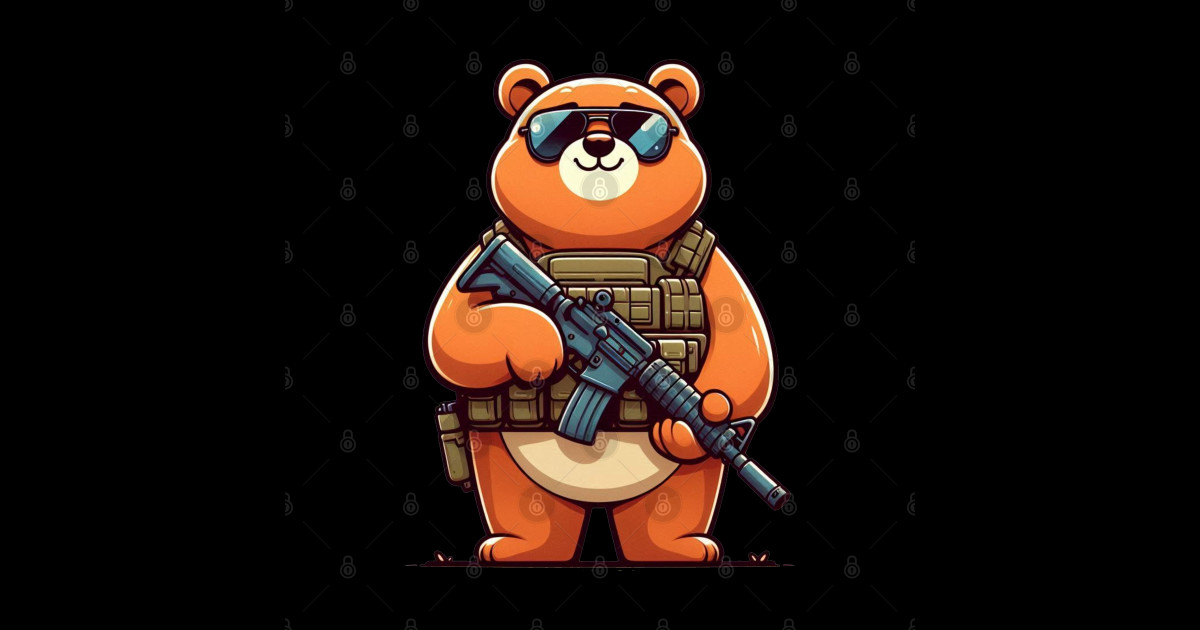 Tactical Bears - Tactical - Sticker | TeePublic