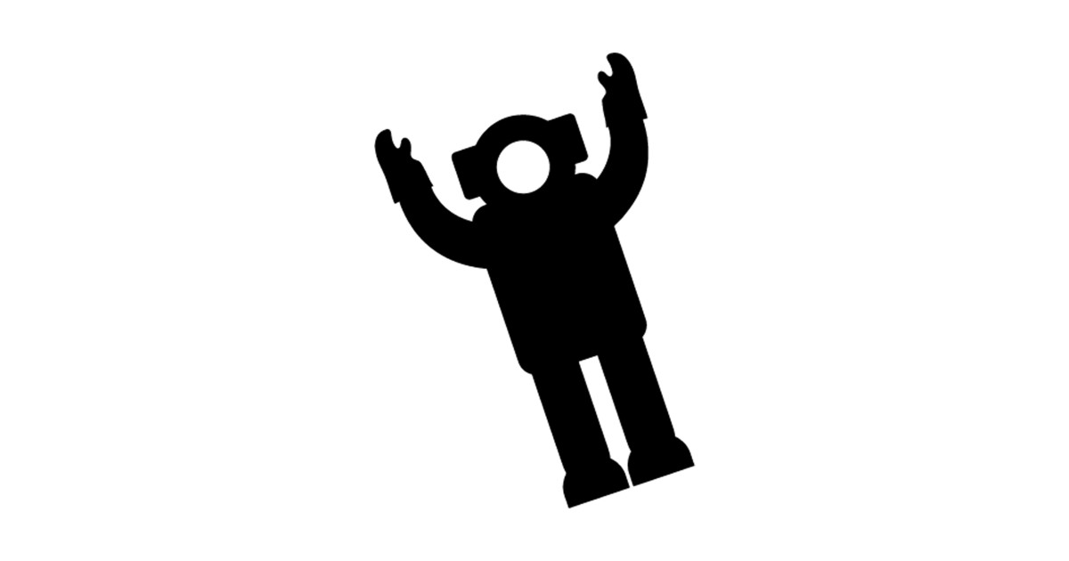 Floating Spaceman Silhouette - Spaceman - Sticker | TeePublic Floating Spaceman Silhouette - Spaceman - Sticker | TeePublic