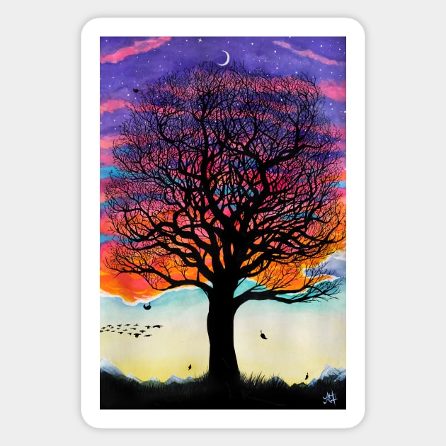 Seasons of Change - Fall - Sticker | TeePublic