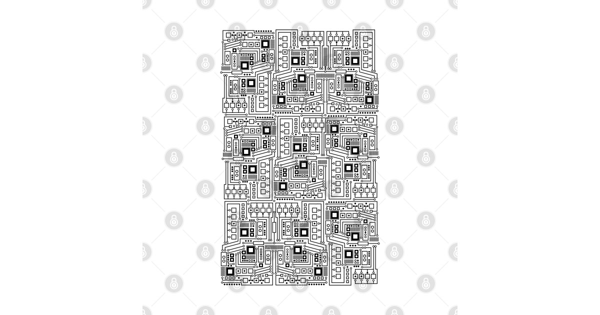 Circuit Board Computer Microcontroller Shirt Design Gift - Circuit ...