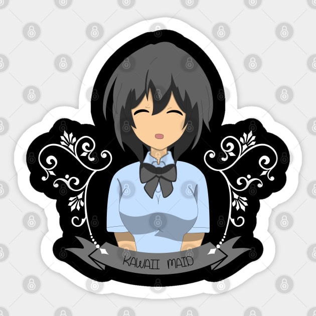 07 - KAWAII MAID - Anime - Sticker | TeePublic