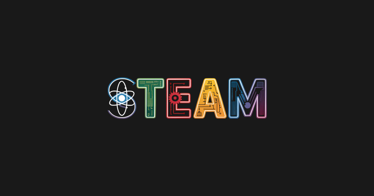 Colorful Steam Letters For Steam Program Teacher And Student - Colorful ...