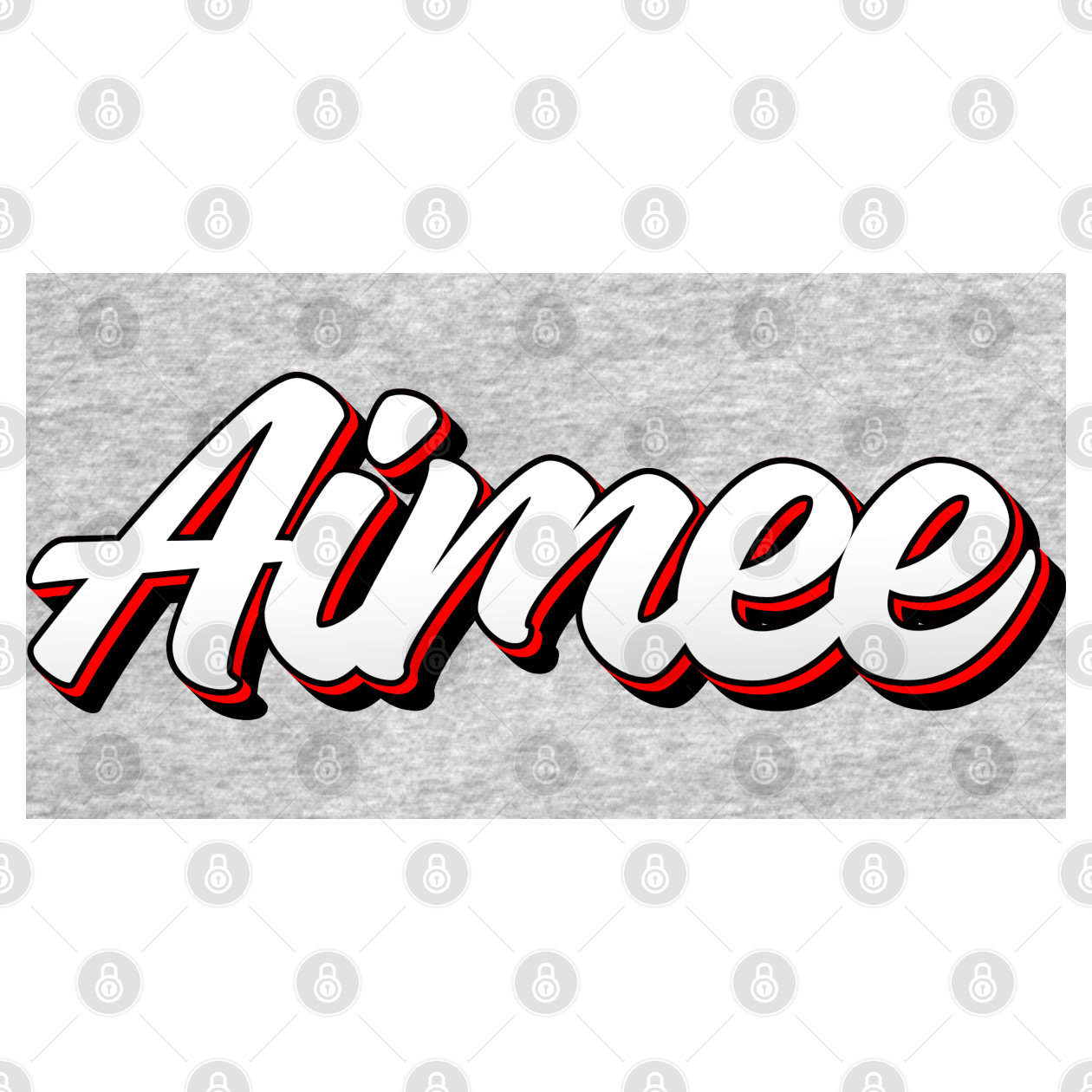Aimee name - cool 70s retro font - Aimee Name Cool 70s Retro Font - T ...