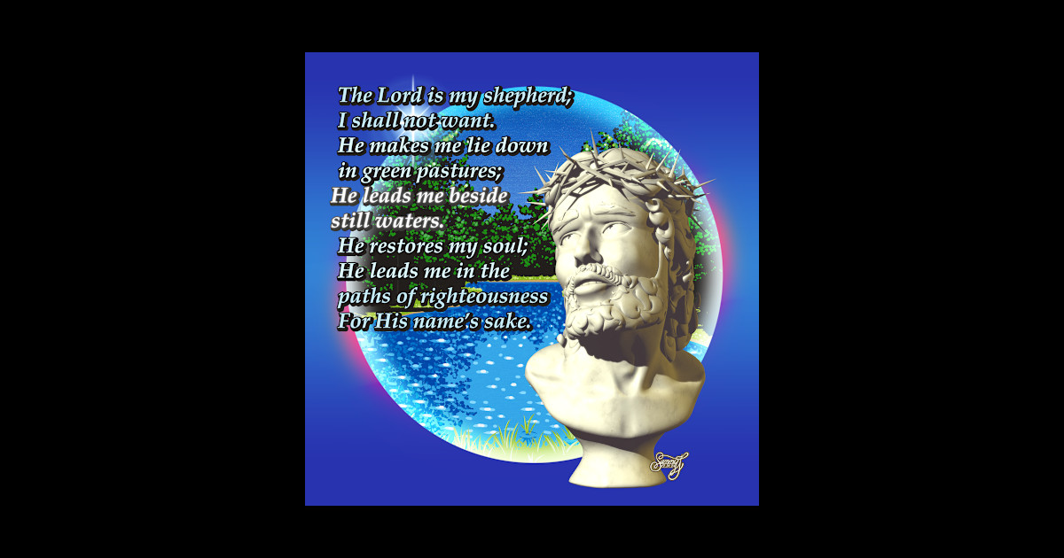 Vaporwave Series - Still Waters ART PRINT - Christian - Posters and Art ...