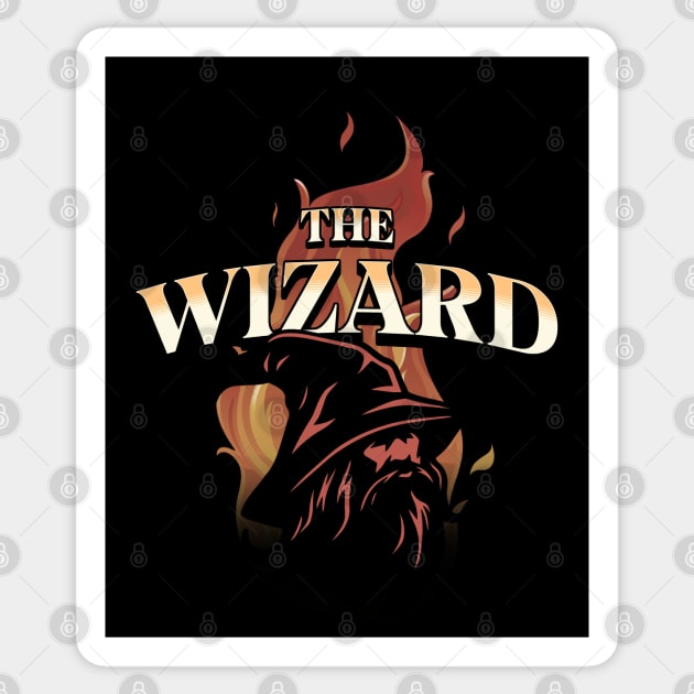 The Wizard - RPG Gamer - Rpg Game - Sticker | TeePublic