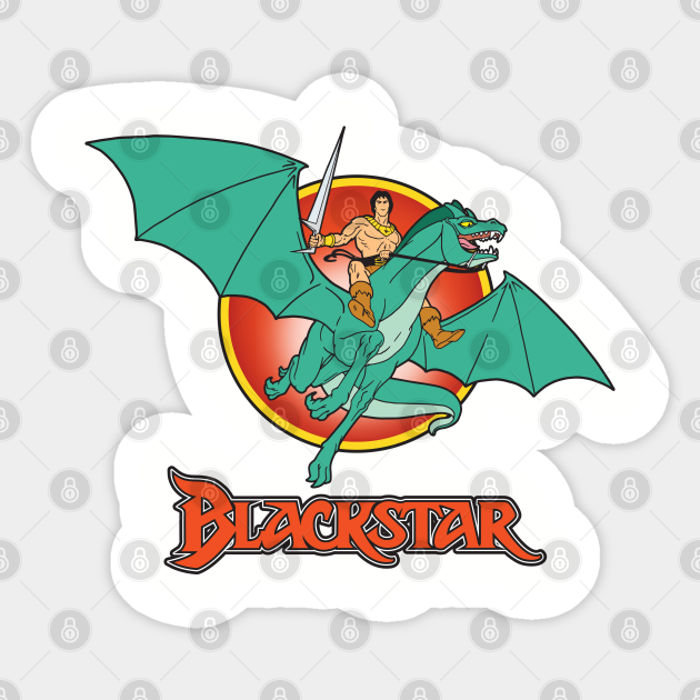 Blackstar Cartoon - Blackstar - Sticker | TeePublic