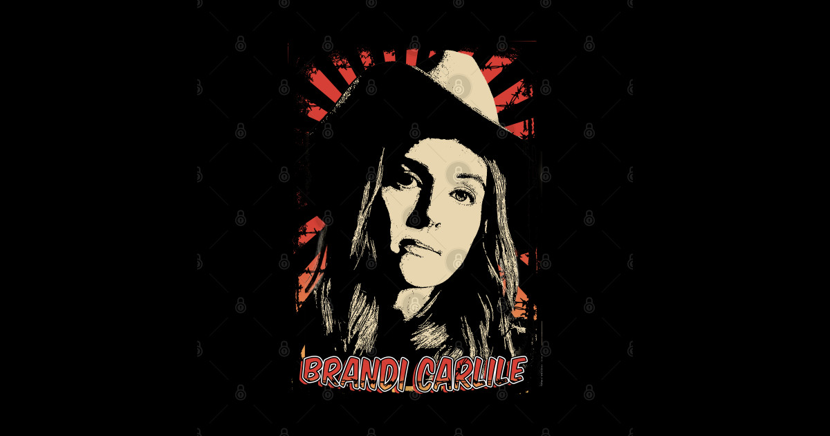 Brandi Carlile 80s Retro Vintage Aesthetic - Brandi Carlile - Sticker ...