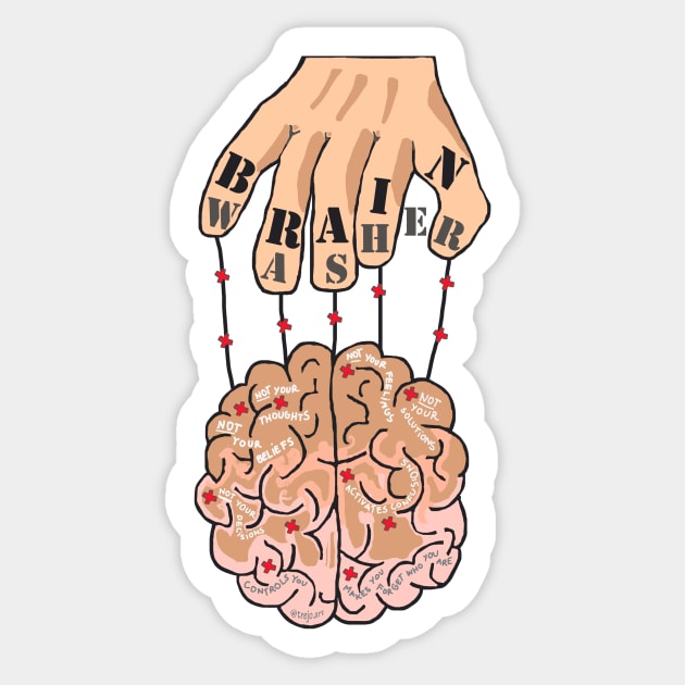 Find your center - Brain - Sticker | TeePublic