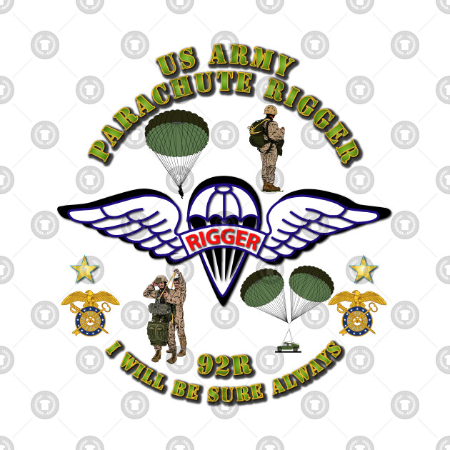 Parachute Rigger - Parachute Rigger - T-Shirt | TeePublic