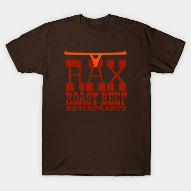 Rax Roast Beef Fast Food Vintage Restaurant - Rax - T-Shirt | TeePublic