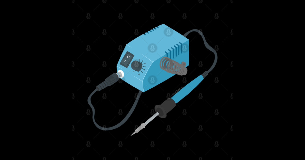 Soldering iron - Soldering - Sticker | TeePublic