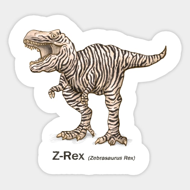 Z-Rex - Dino - Sticker | TeePublic