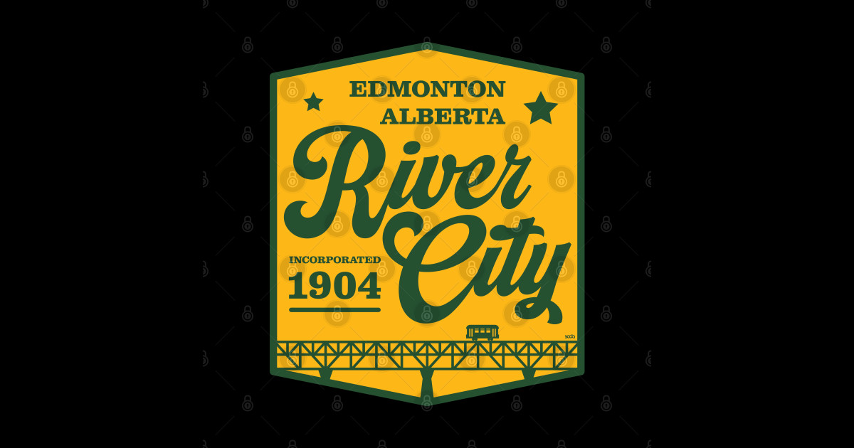 River City (Elks) - Edmonton - Sticker | TeePublic