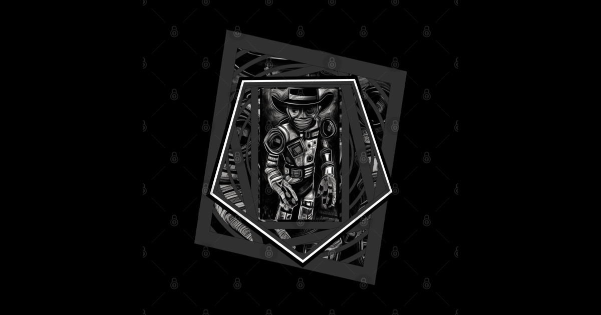 Cowboy Robot Horror Dream - Horror - Posters and Art Prints | TeePublic