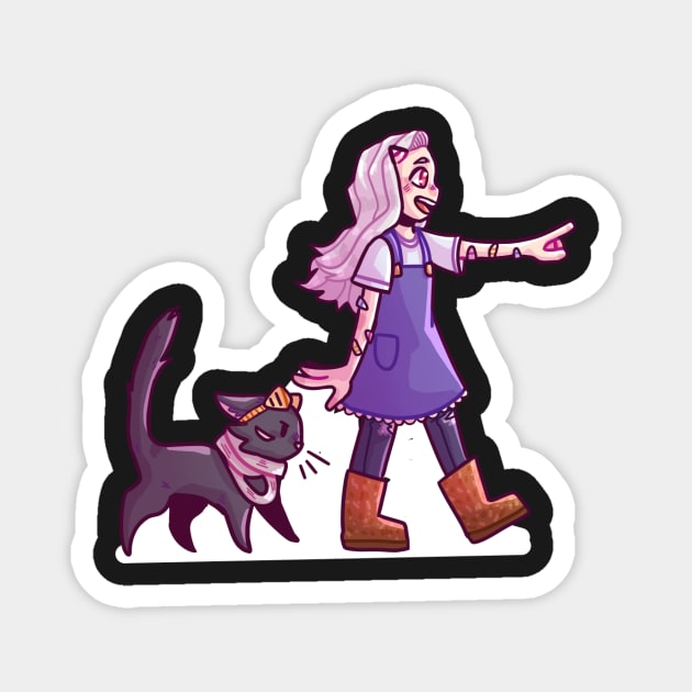 eri and catzawa - Bnha - Magnet | TeePublic