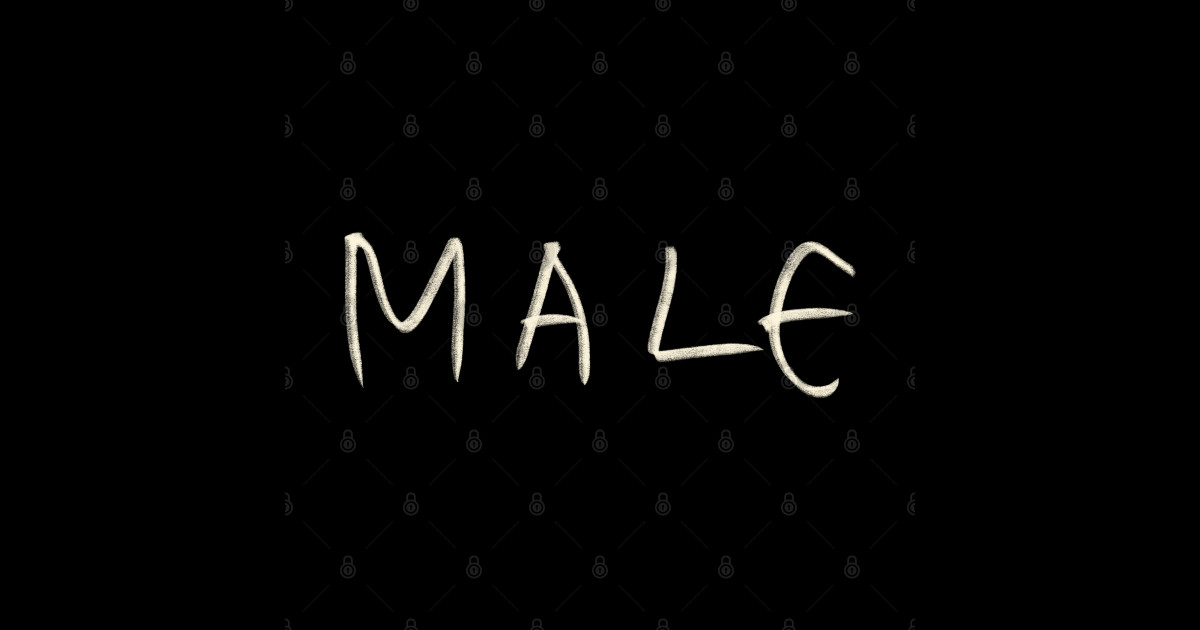 Male - Male - Sticker | TeePublic