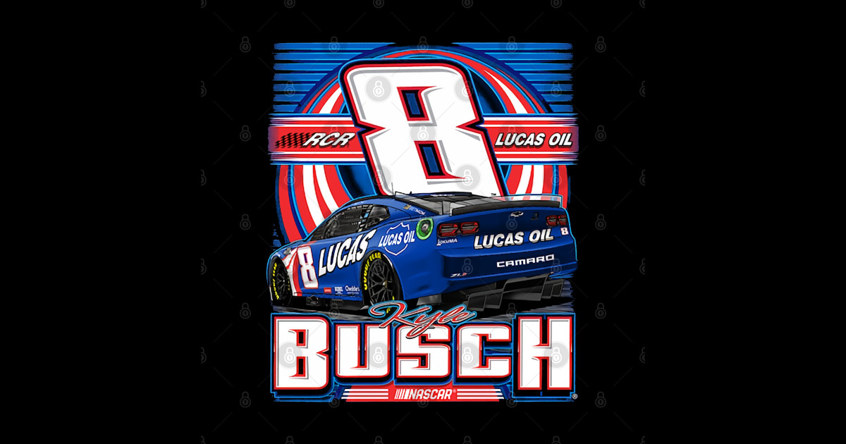 Kyle Busch Racing Team Car - Kyle Busch - Sticker | TeePublic