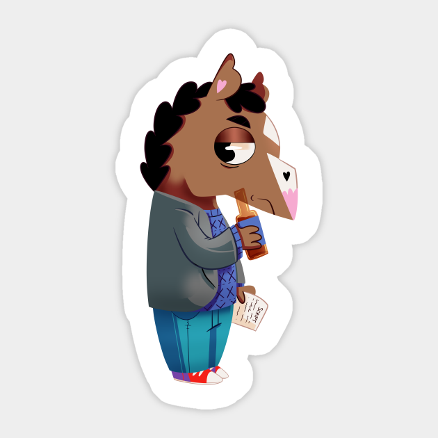 Bojack Horseman. - Bojack Horseman - Sticker | TeePublic