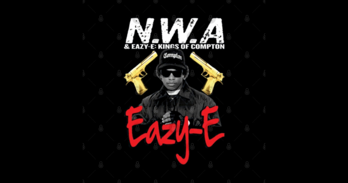 Eazy-E N.W.A By Mclelun - Eazy E - Sticker | TeePublic