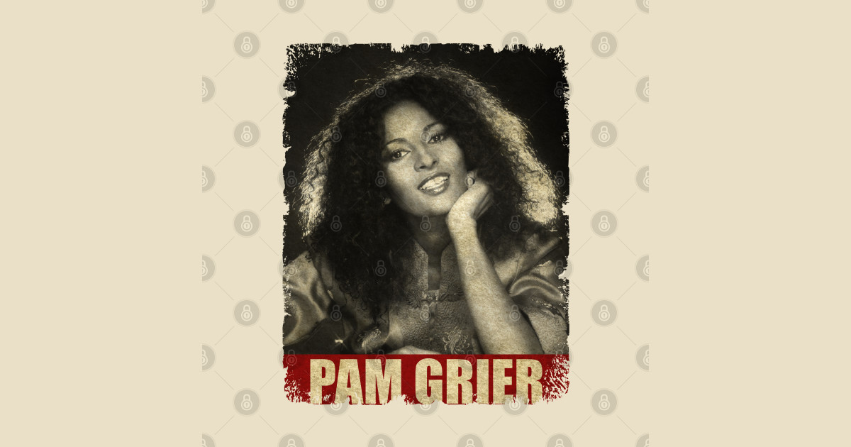 Pam Grier - NEW RETRO STYLE - Pam Grier - T-Shirt | TeePublic