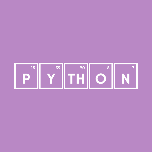 Python Periodic Table For Programmers Python Mug Teepublic