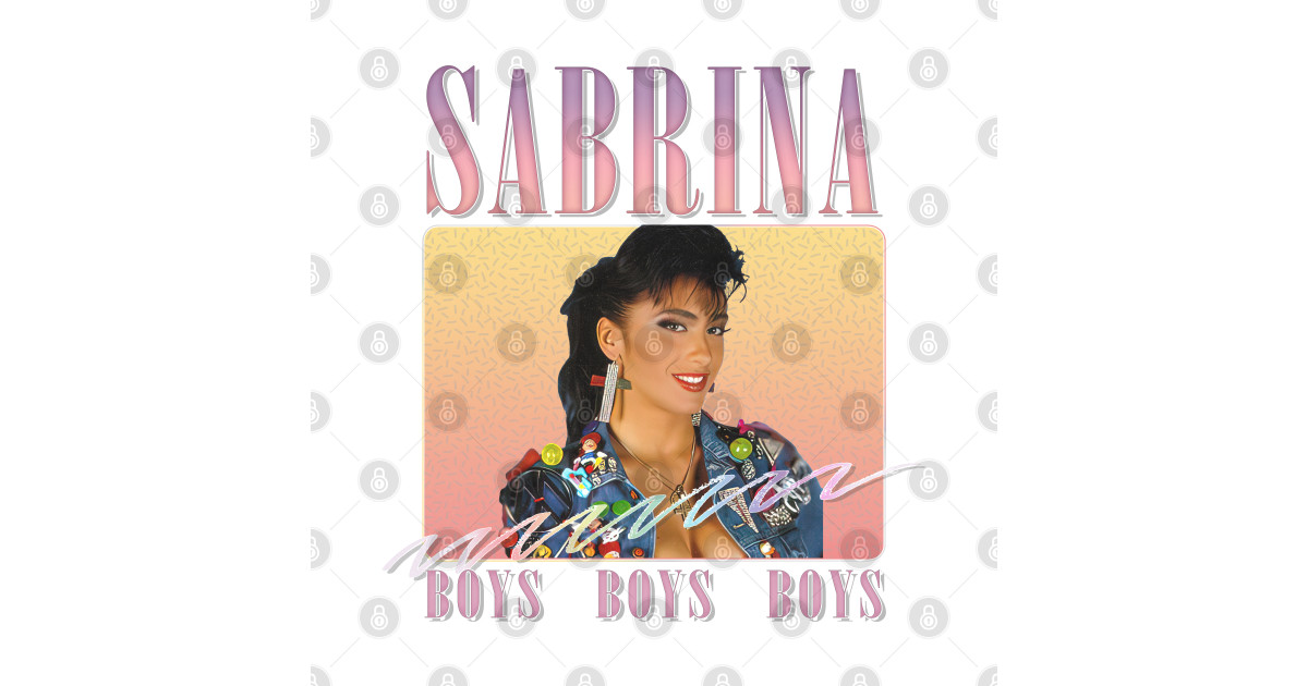 Sabrina / 80s Italo Fan Design - Sabrina - T-Shirt | TeePublic