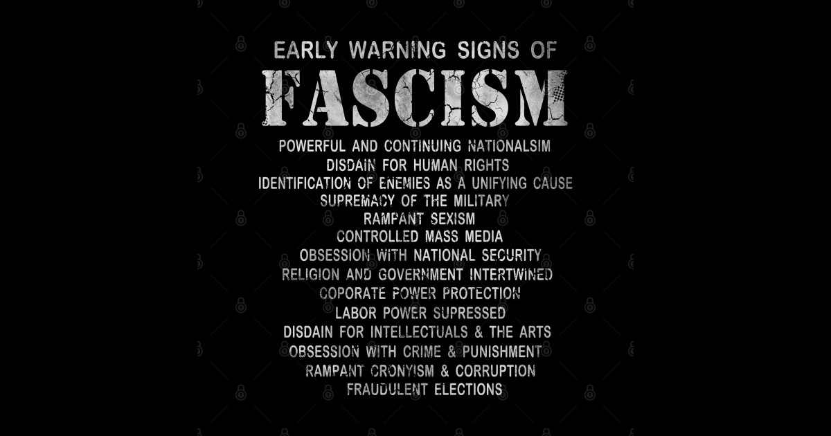 Early Warning Signs Of Fascism - Early Warning Signs Of Fascism ...