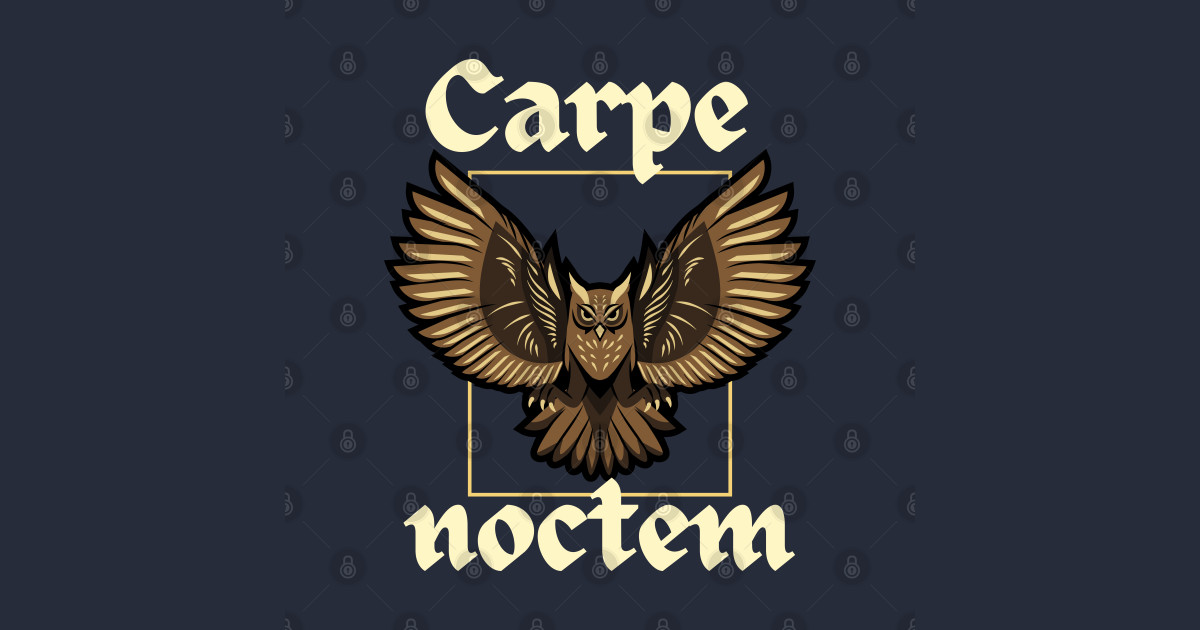 Carpe noctem Owl - Carpe Noctem - T-Shirt | TeePublic