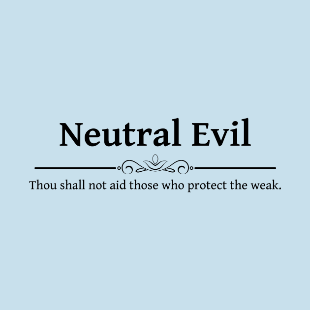 Neutral Evil DND 5e RPG Alignment Role Playing - Dnd 5e Alignment - Mug ...