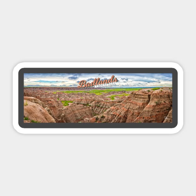 Badlands National Park - Badlands National Park - Sticker | TeePublic