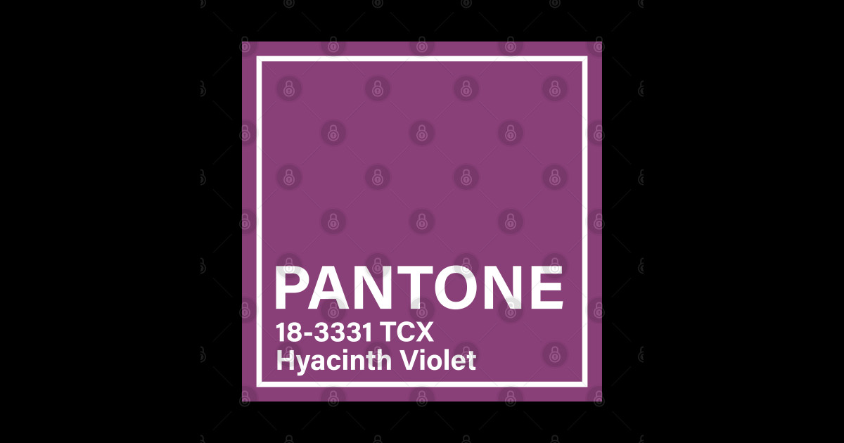pantone 18-3331 TCX Hyacinth Violet - Pantone Color - T-Shirt | TeePublic