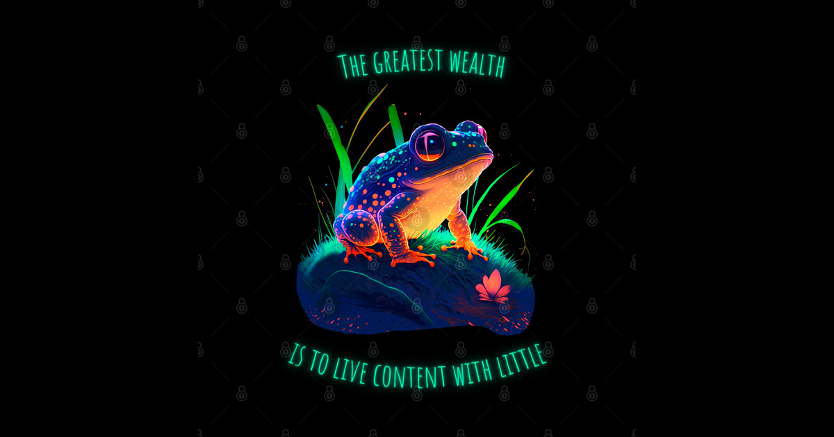 Neon Frog | Mental Health - Neon Frog - Sticker | TeePublic