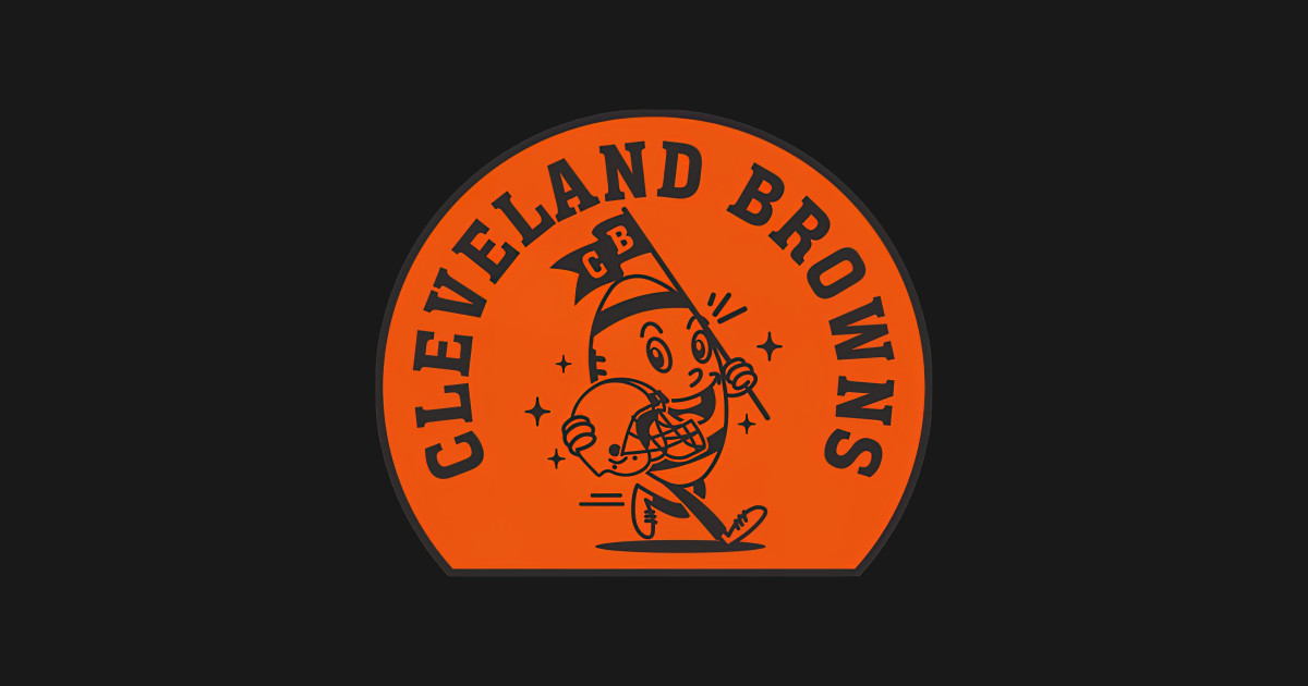 Cleveland Browns Cartoon Mascot - Browns Mascot - T-Shirt | TeePublic