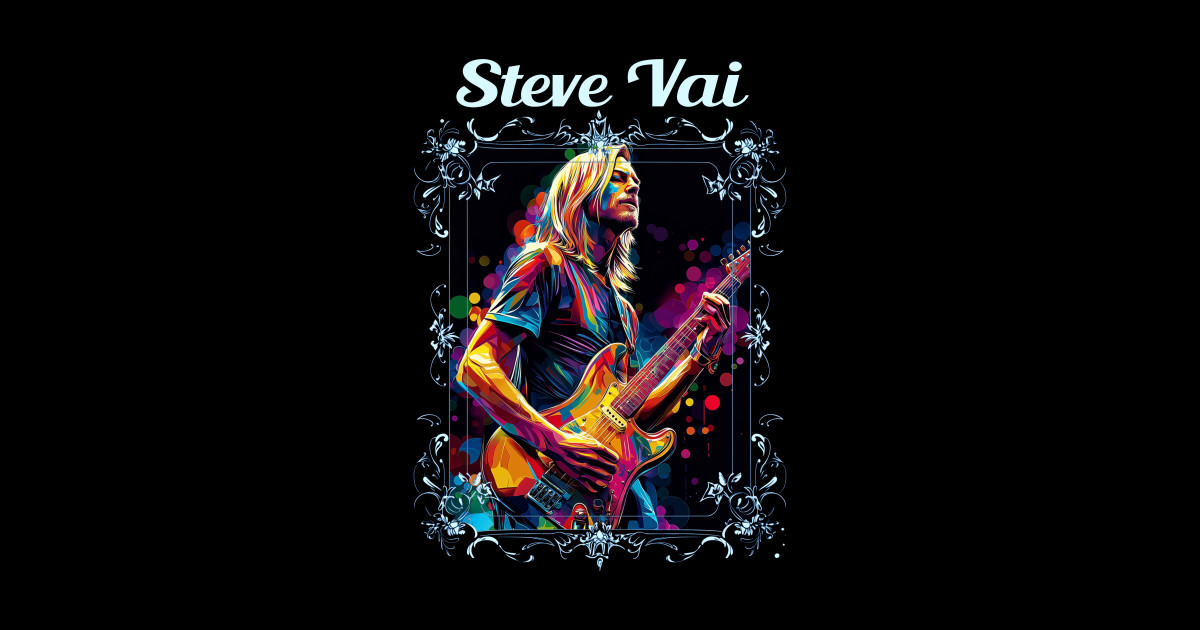 STEVE VAI MUSICIAN FAN ART - Steve Vai Musician Fan Art - Sticker ...