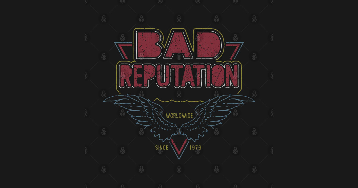 Bad Reputation - Rock Band Logo Style - T-Shirt | TeePublic