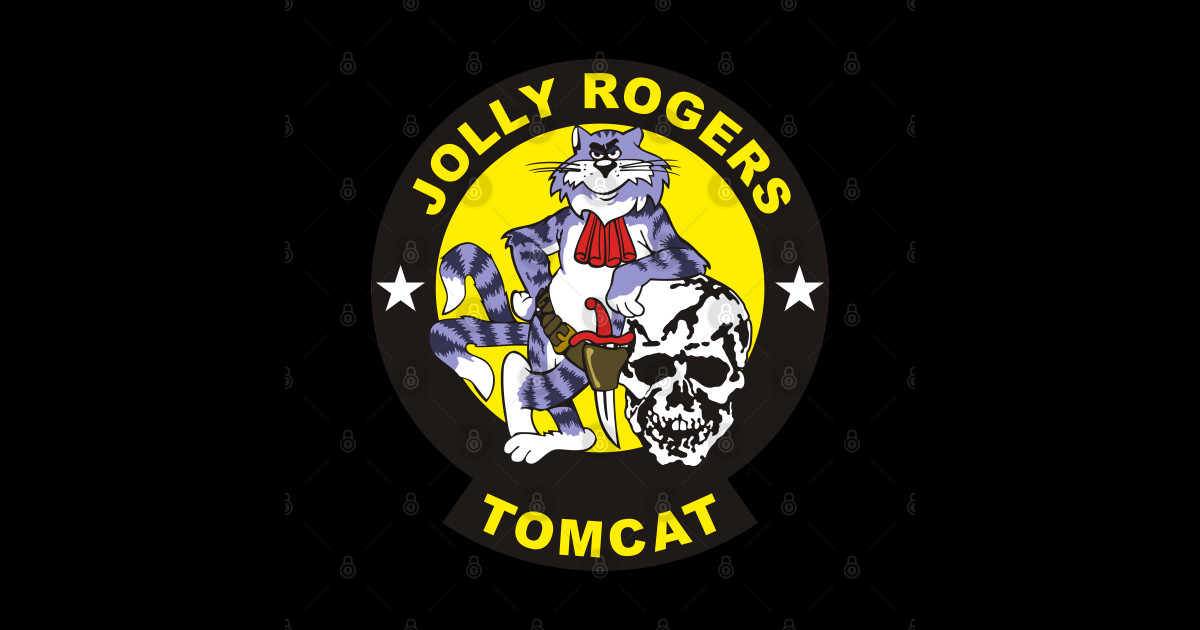 Tomcat Jolly Rogers - Tomcat - Sticker | TeePublic