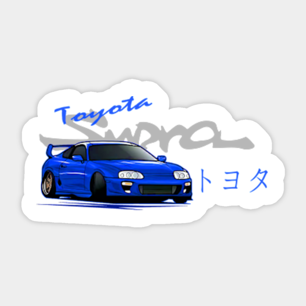 Toyota Supra MK4 - Toyota Supra - Sticker | TeePublic