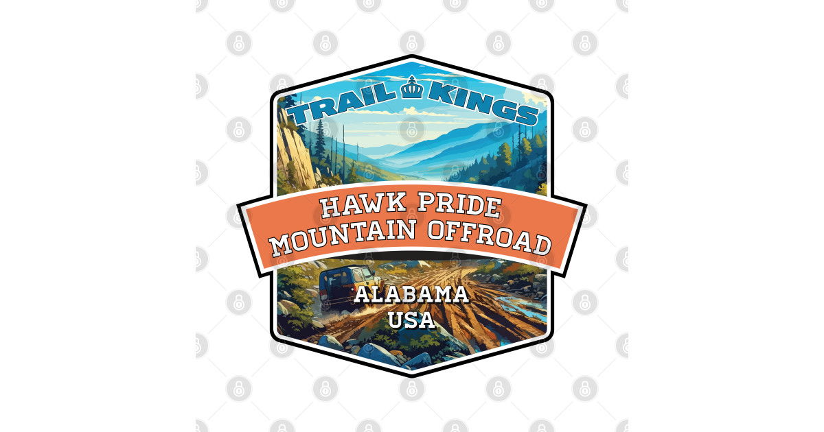Trail Kings: Hawk Pride Mountain Offroad - Hawk Pride - T-Shirt | TeePublic