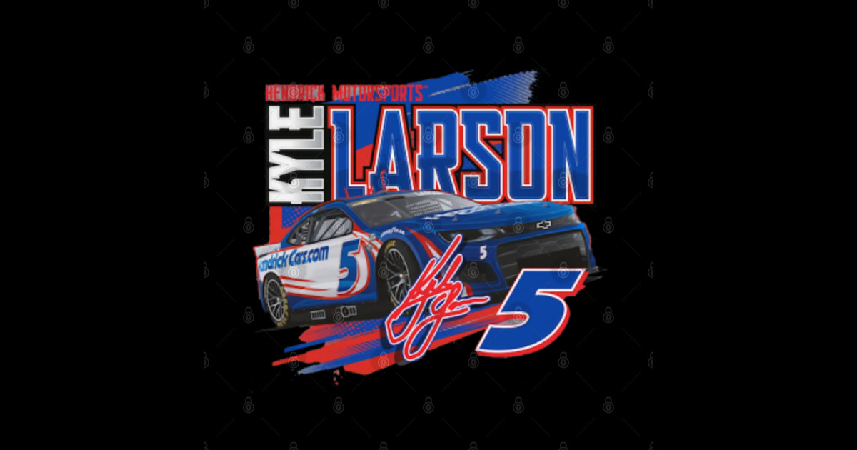 Kyle Larson Pit Road - Kyle Larson - Sticker | TeePublic