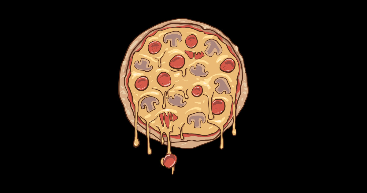 National Pizza Day Drip - Pizza - Posters and Art Prints | TeePublic