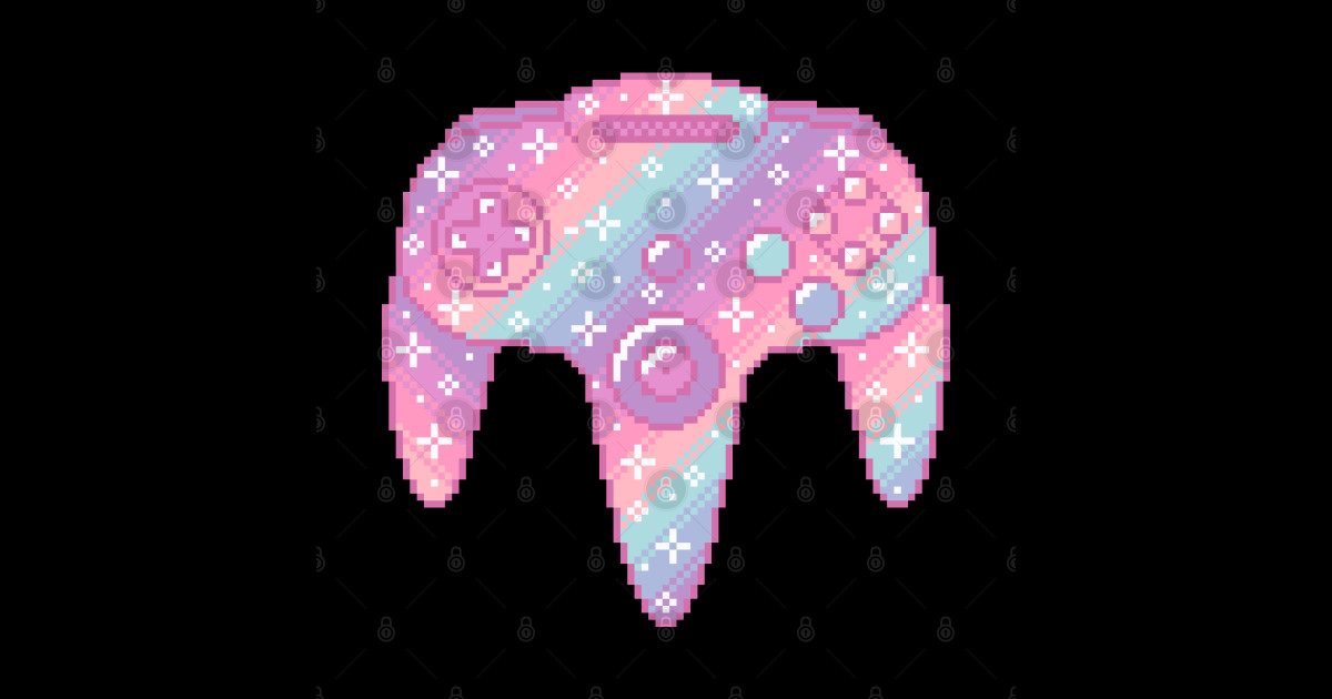 N64 Galaxy Controller - N64 - Sticker | TeePublic