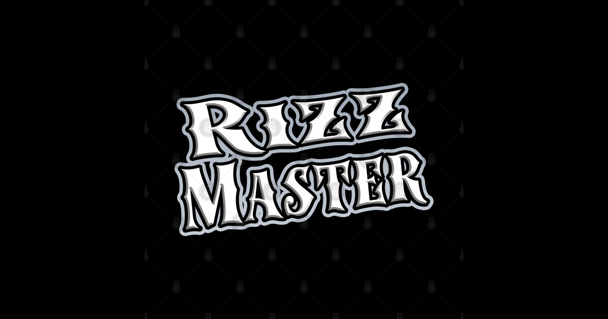Rizz Master - Funny Saying - Sticker | TeePublic