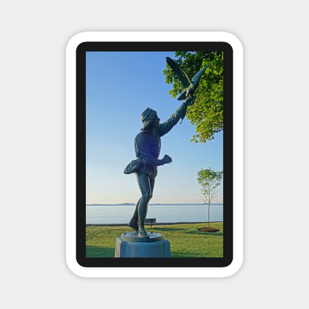 Lynch Park Statue Beverly MA - Lynch - Magnet | TeePublic