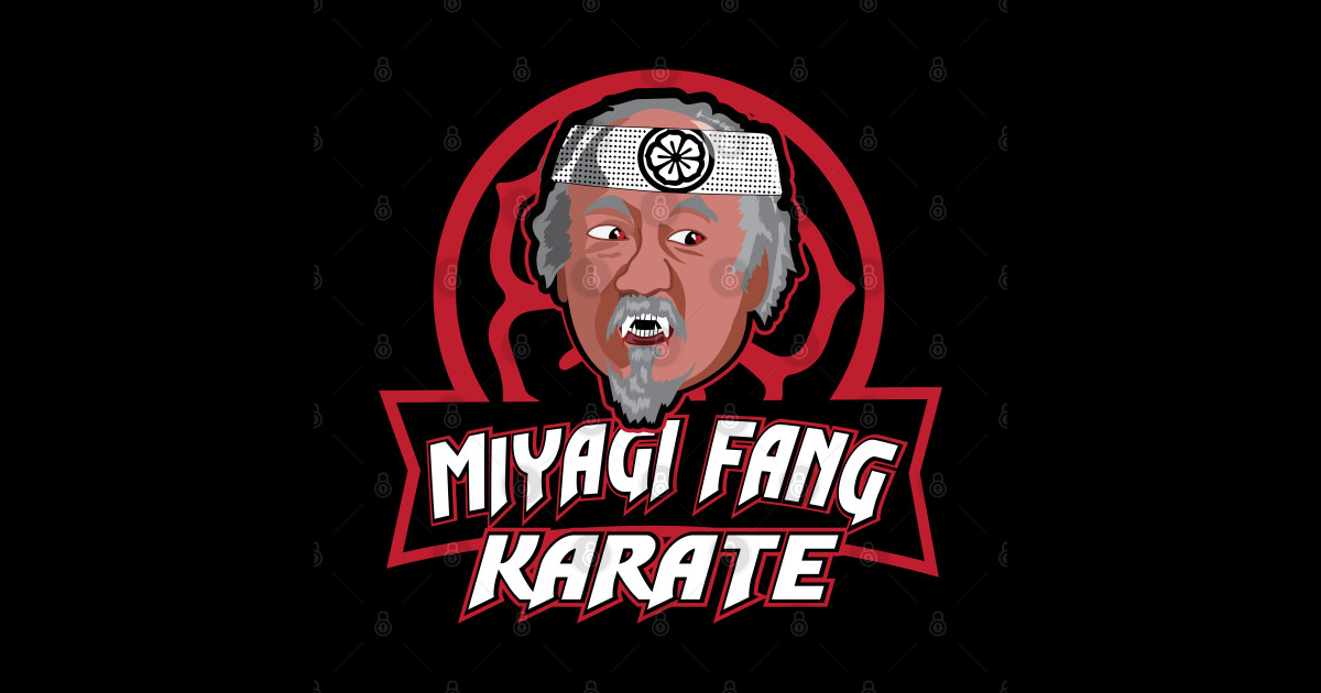 Miyagi fang karate - Cobra Kai - Sticker | TeePublic