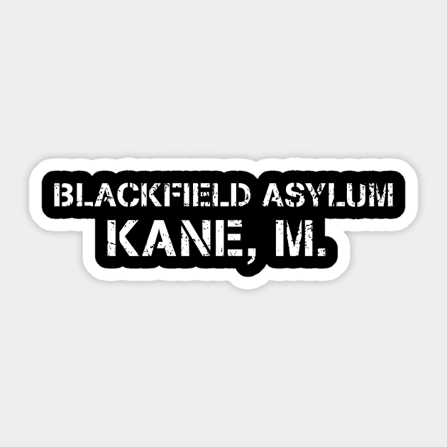 Needles Kane Blackfield Asylum - Twisted Metal - Sticker | TeePublic